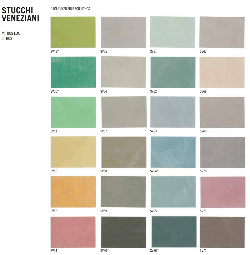 Viero Venetian Plasters Sample Brochure – Luxury Polished Plaster ...